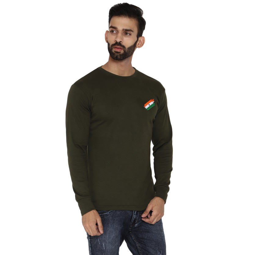 Milita Army OG Flag Commando T-shirt full sleeves